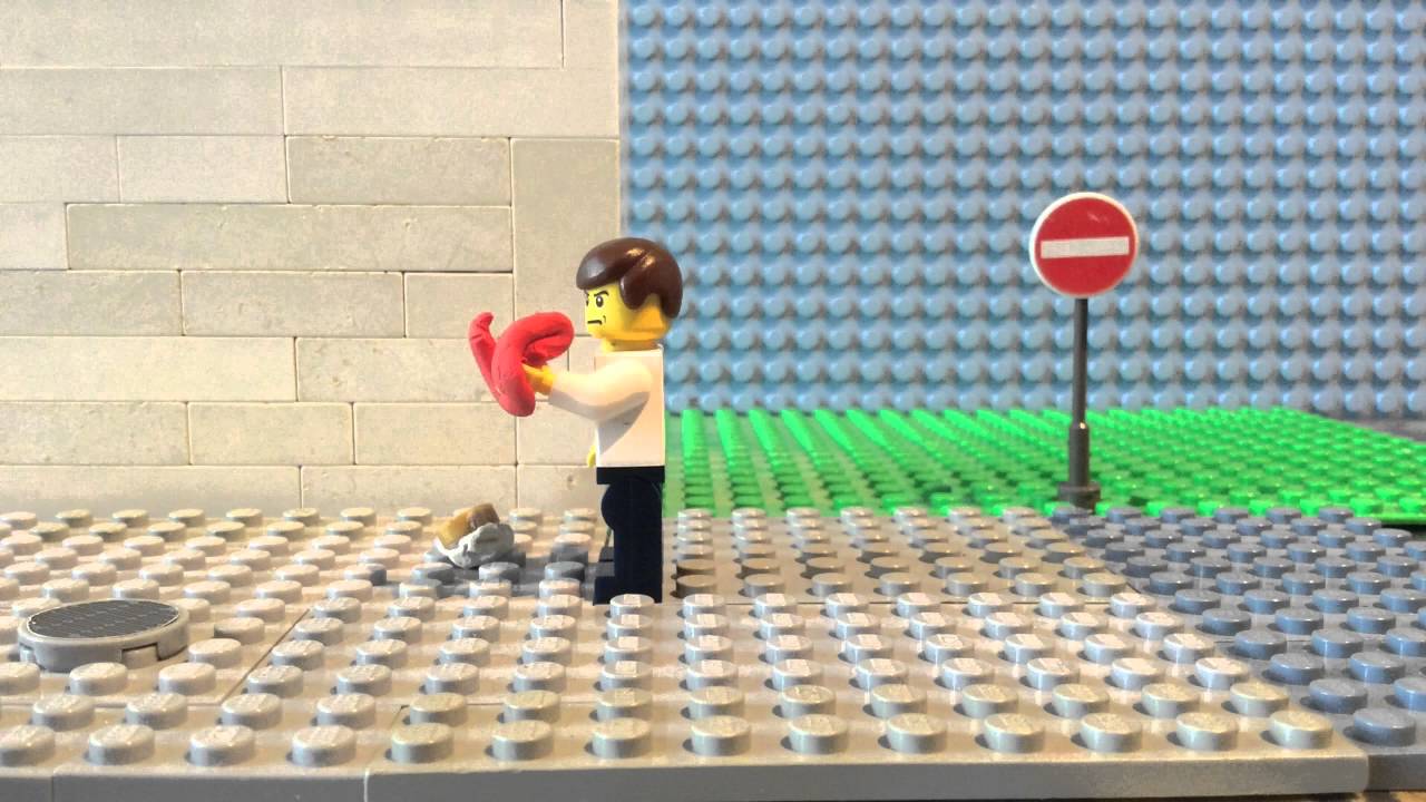 Lego Coin Glued To The Ground Prank - YouTube