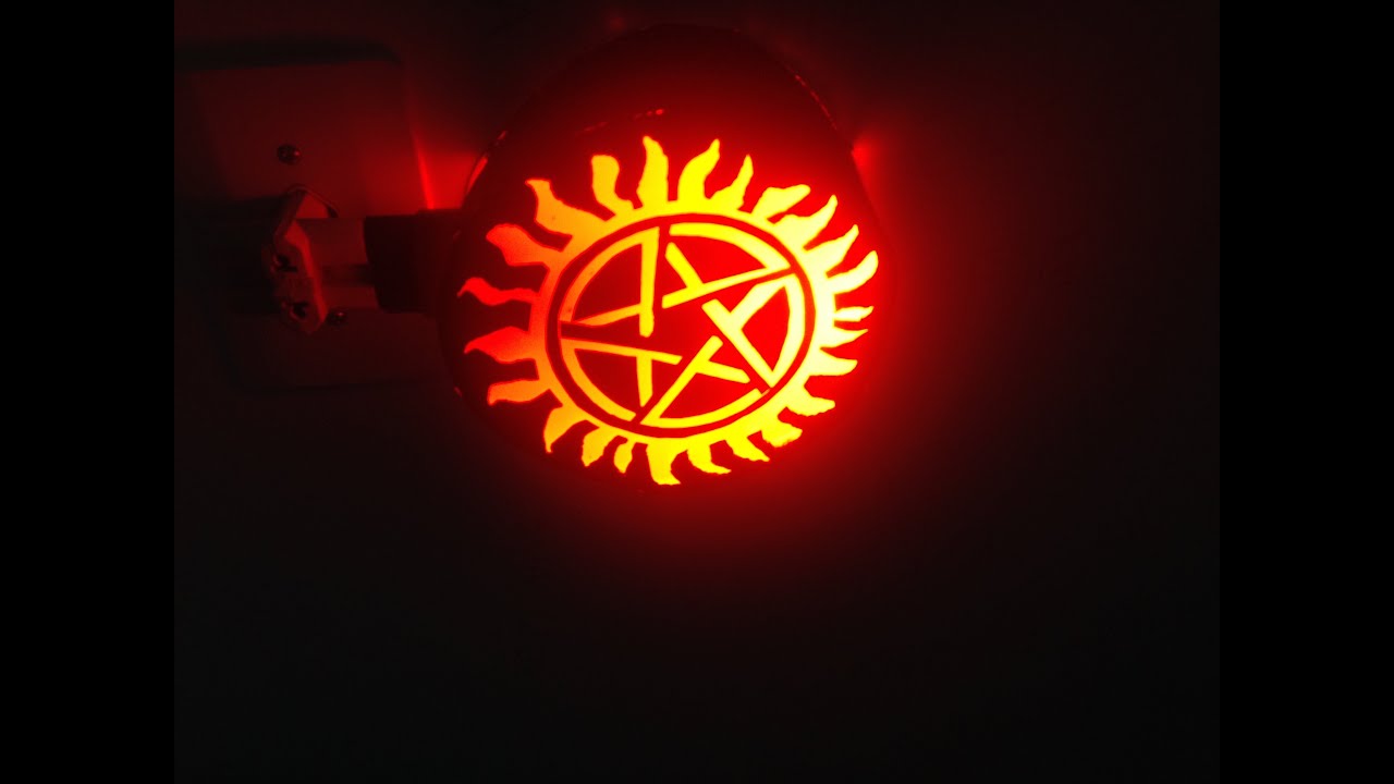 Luminária Supernatural (DIY) - YouTube