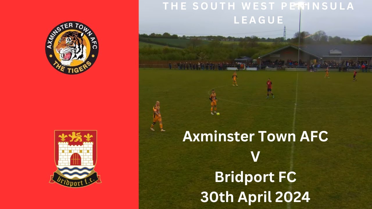 Match Highlights - Axminster Town AFC v Bridport FC - Game ends in ...
