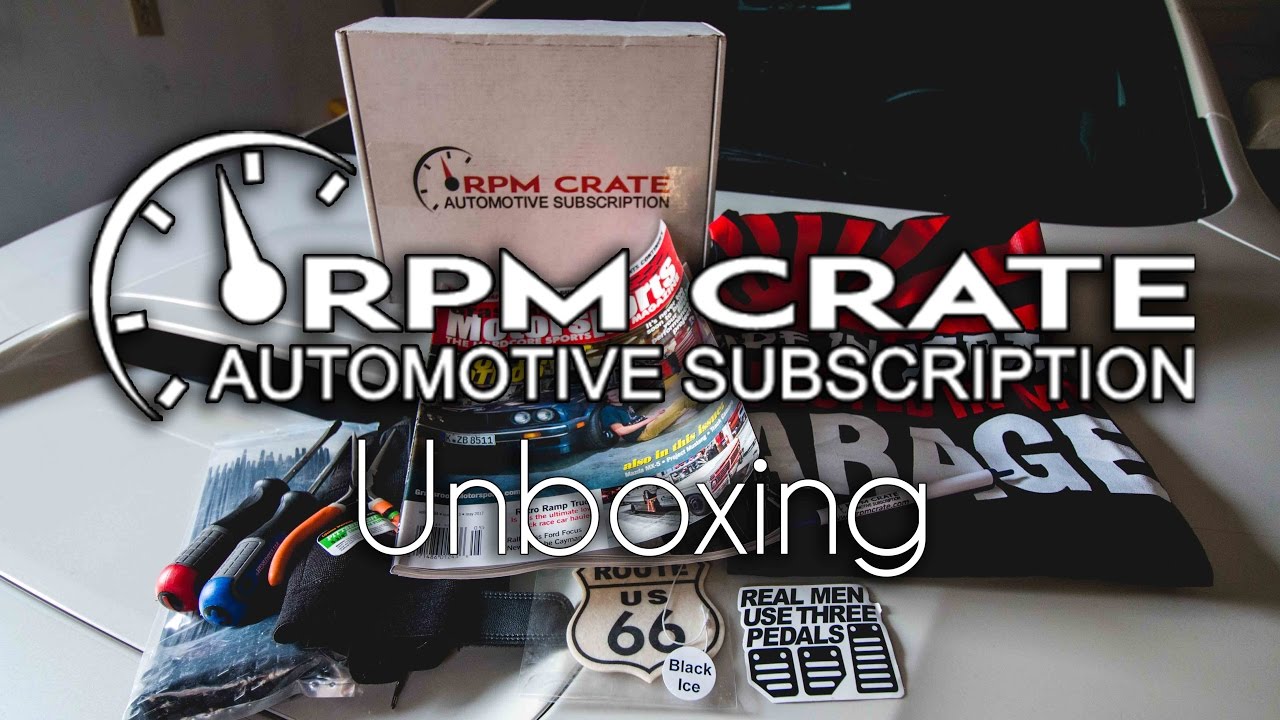 RPM Crate Subscription Box: April 2017 Unboxing! - YouTube