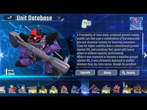 [G Eternal] MS-09 Dom (R) Unit Animations