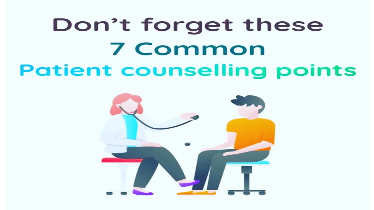 Patient counseling points | Prescription handling | treatment goal ...