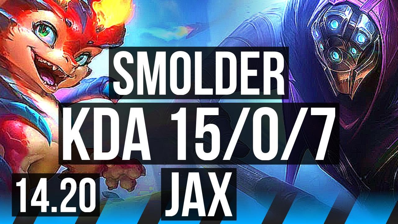 SMOLDER vs JAX (MID) | Legendary | EUW Challenger | 14.20 - YouTube