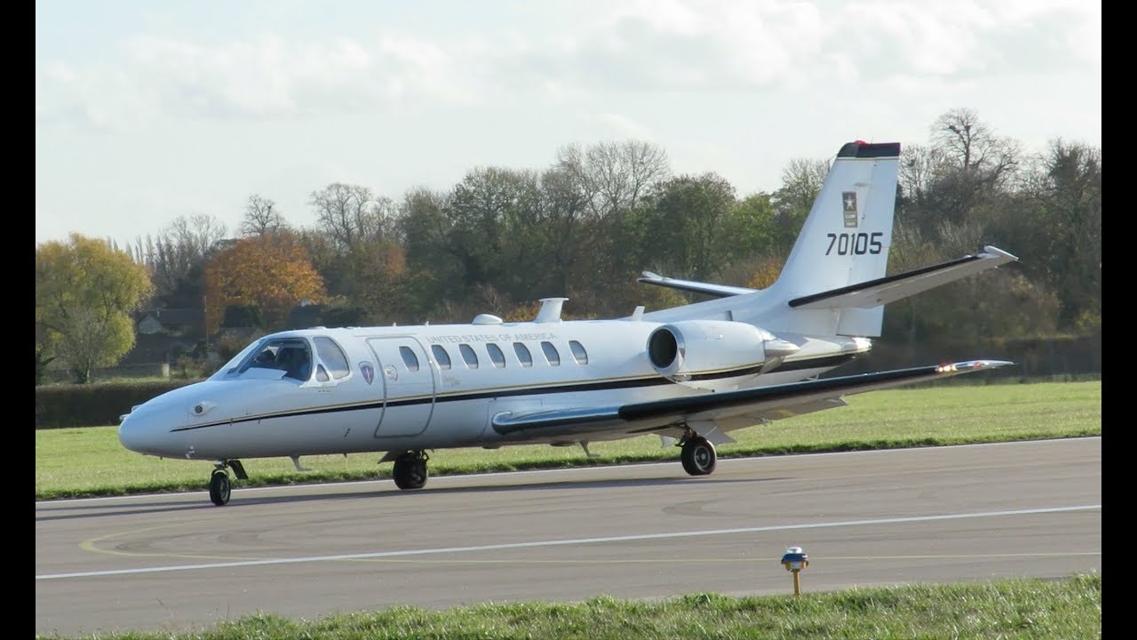 United States Army Europe Cessna UC-35A Citation Ultra 97-0105 - YouTube