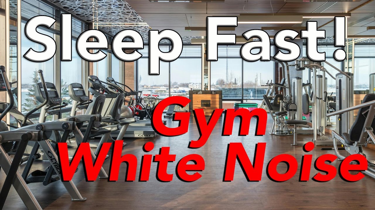 Treadmill White Noise - 8 Hours Ambient Gym Sounds for Sleep + Black ...