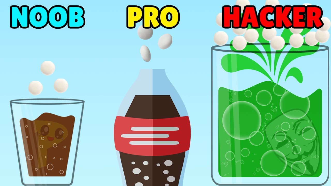 NOOB vs PRO vs HACKER in Drop and Explode - YouTube