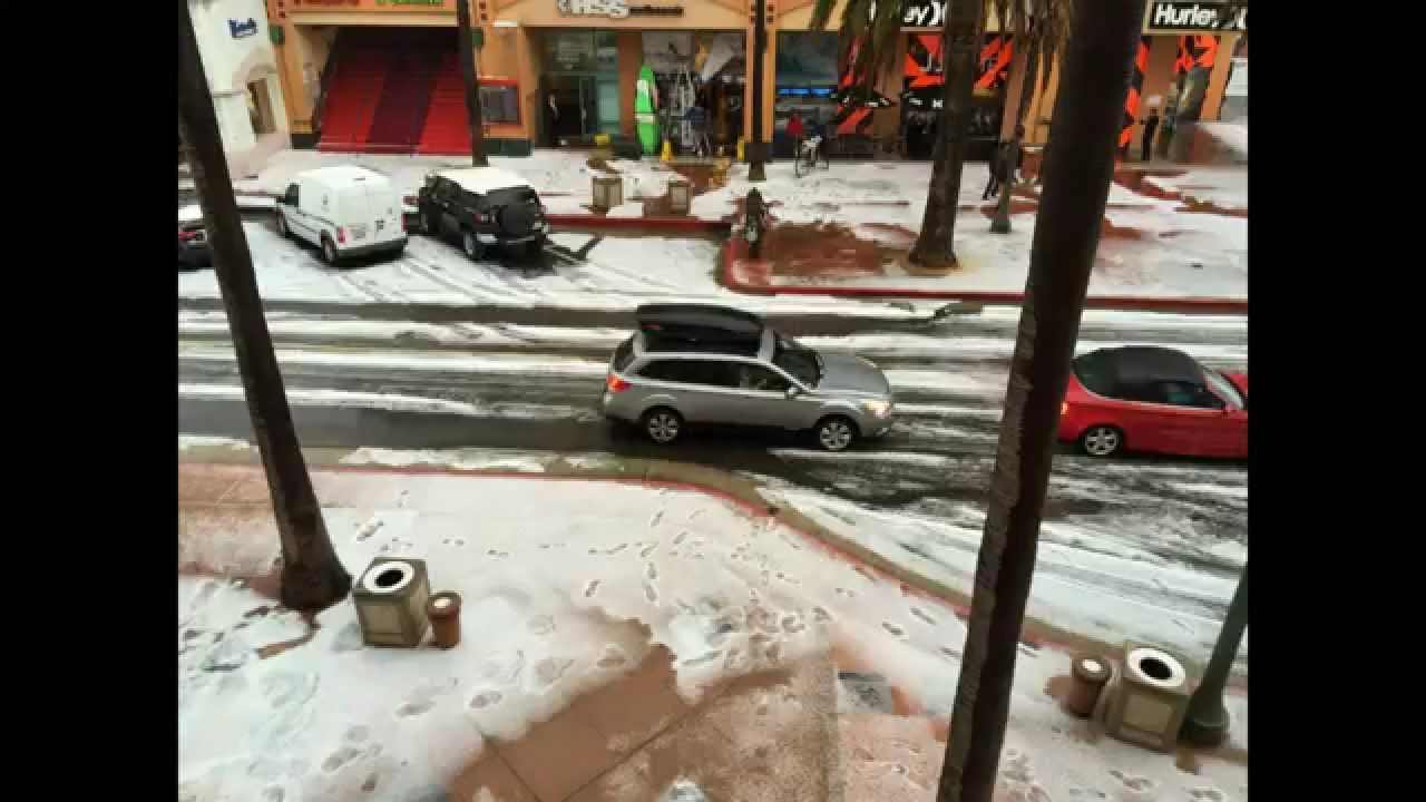 Huntington Beach Snow