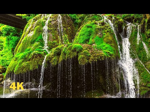 (4K)Cascada Bigar înainte de prăbușire 2020. Relaxing waterfall sound! Izvorul Bigăr din Caraș.
