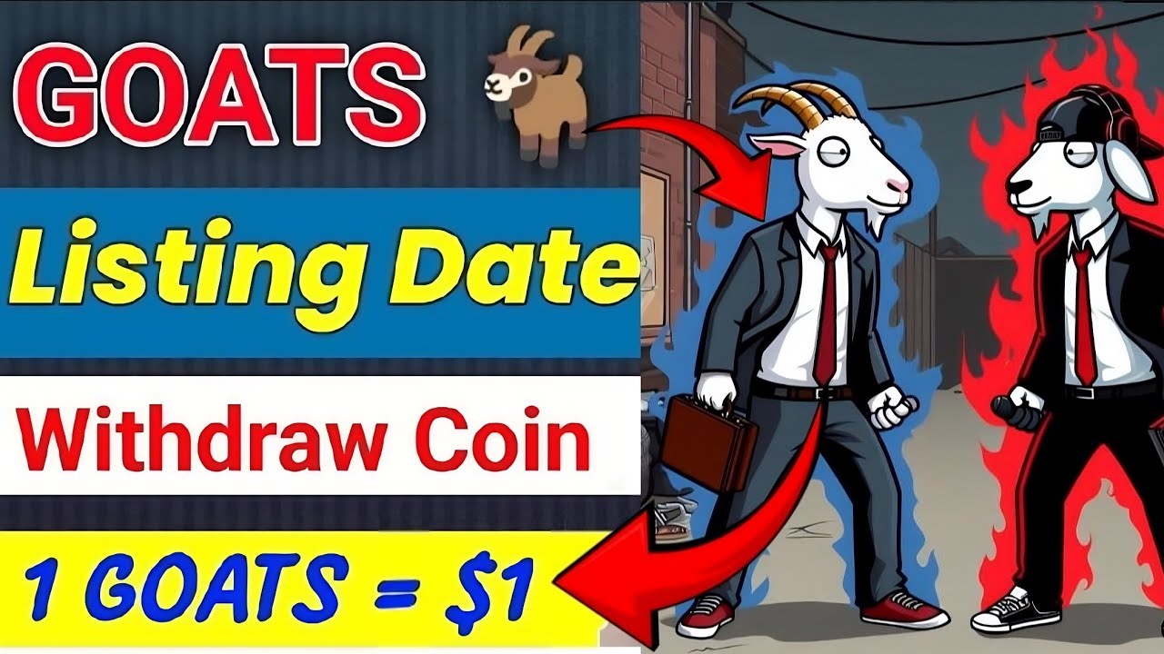 Goats Airdrop listing price confirmed - claim your tokens fast - goats ...