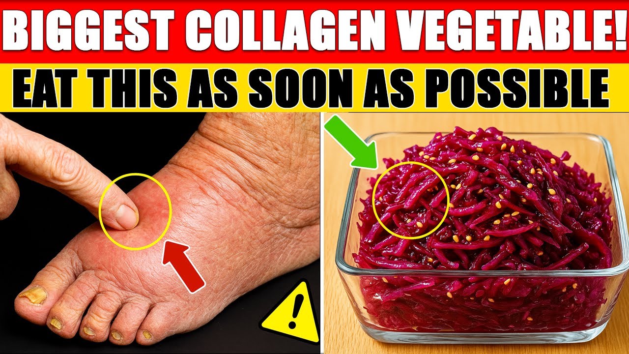 GOODBYE Swelling! 8 Collagen-Rich Vegetables You MUST Eat for Your LEGS ...