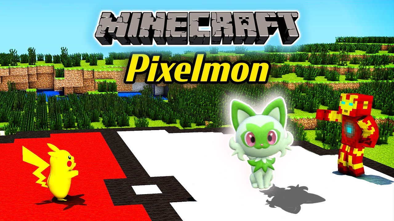Playing Pixelmon in Modded Minecraft | Pokémon in Minecraft - YouTube