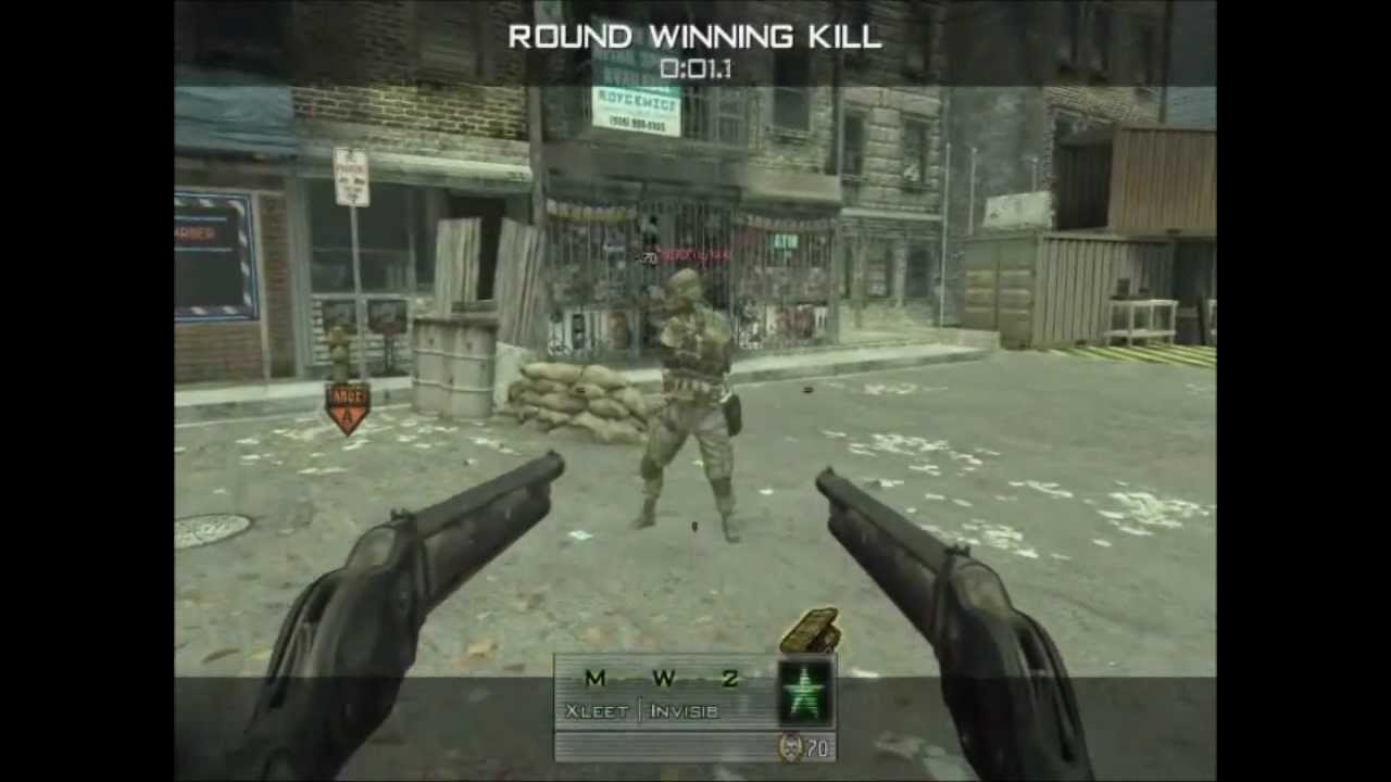 Mw2: Model 1887 akimbo knife glitch - YouTube