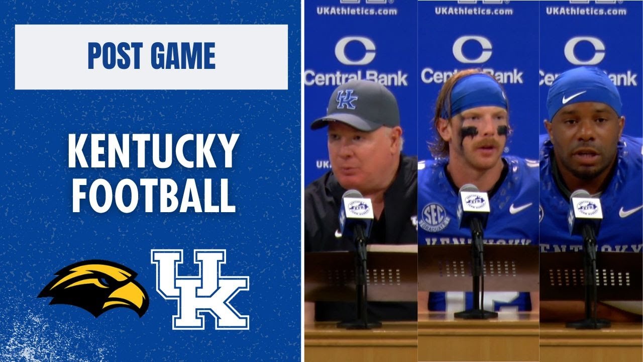 Mark Stoops, Brock Vandagriff, and Pop Dumas-Johnson talk Kentucky's 31 ...