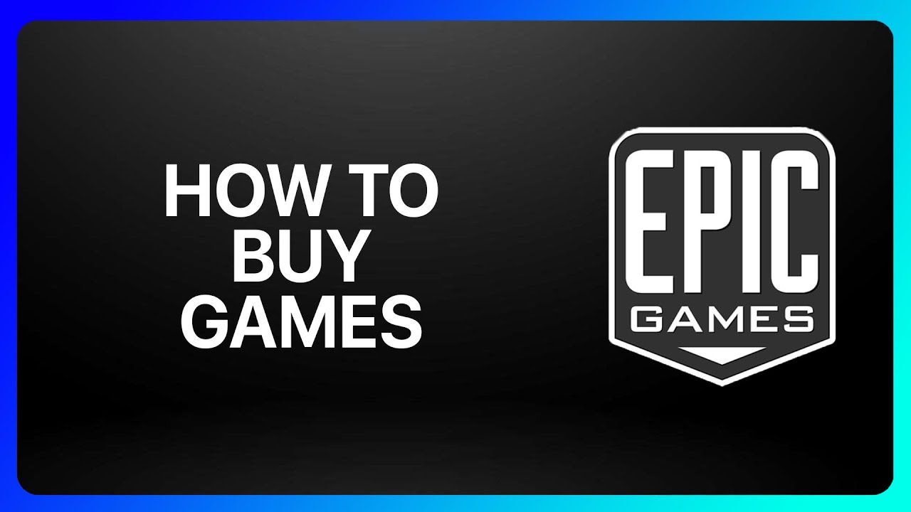 How To Buy Games On Epic Games Tutorial - YouTube