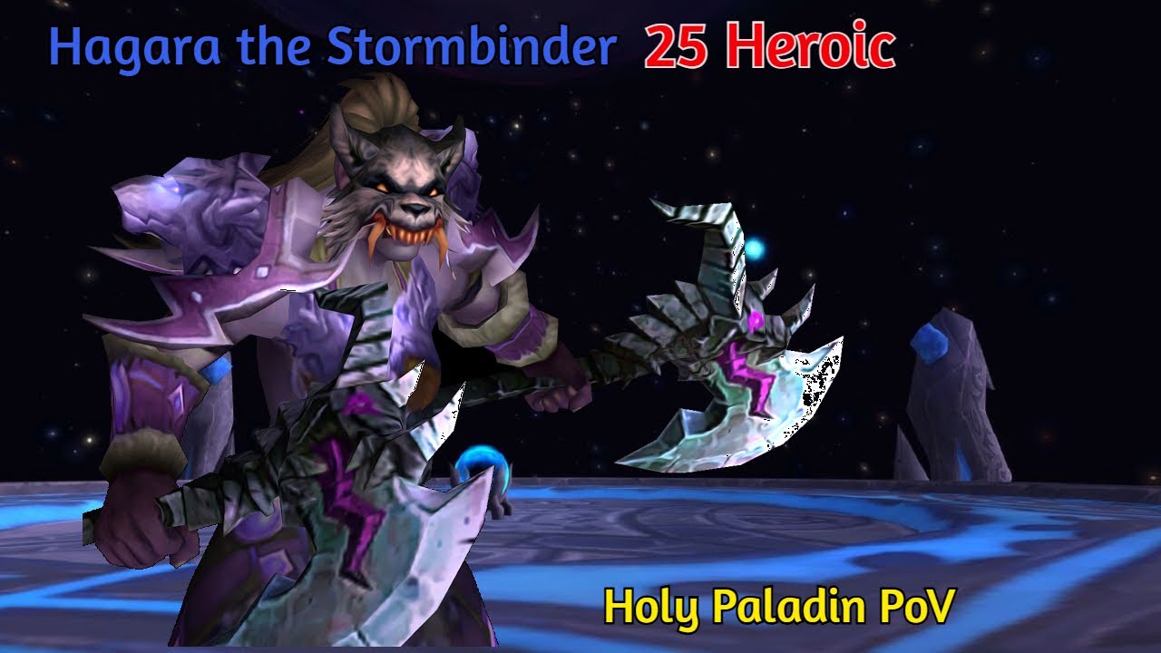 Hagara the Stormbinder 25 Heroic - Holy Paladin PoV - YouTube