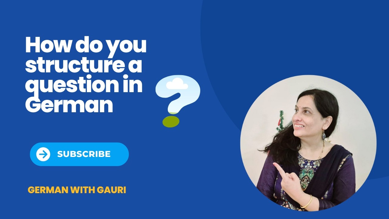 How do you structure a question in German | Question Formation | German ...