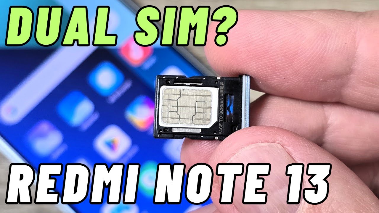 XIAOMI Redmi Note 13 DUAL SIM? - YouTube