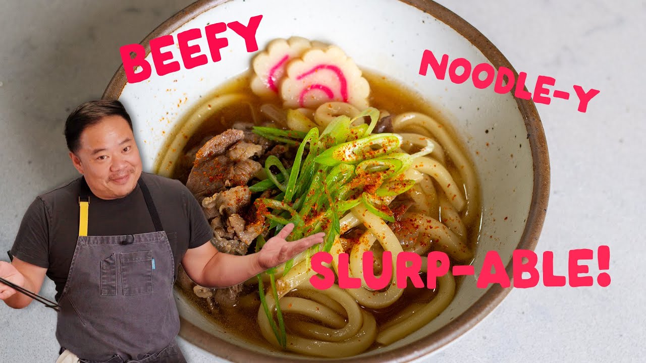 Fat Noodles Make Healthy Kids (Niku Udon) | Winning Mealtime - YouTube