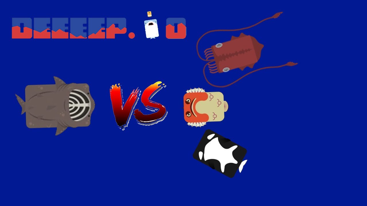 basking shark 1v1 compilation (deeeep.io gameplay) - YouTube