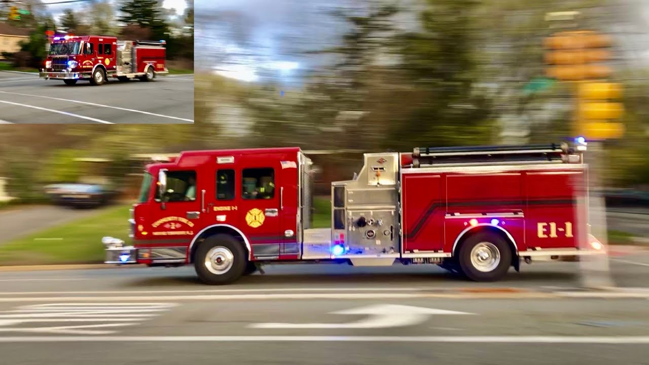 Wayne NJ Fire Department Engine 1-1 Responding on Valley Rd - YouTube