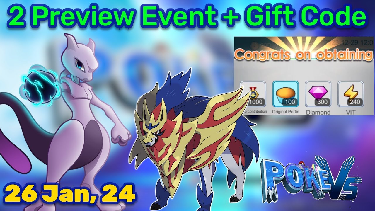 2 Preview Events + Gift Code [26 Jan, 24] For Pokemon Evolution - YouTube