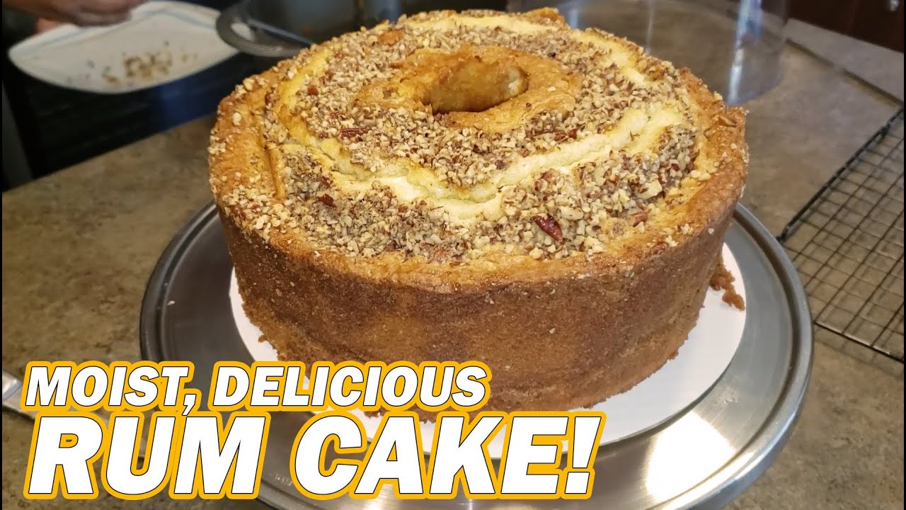 Rum Cake Recipe | Moist and Delicious! - YouTube
