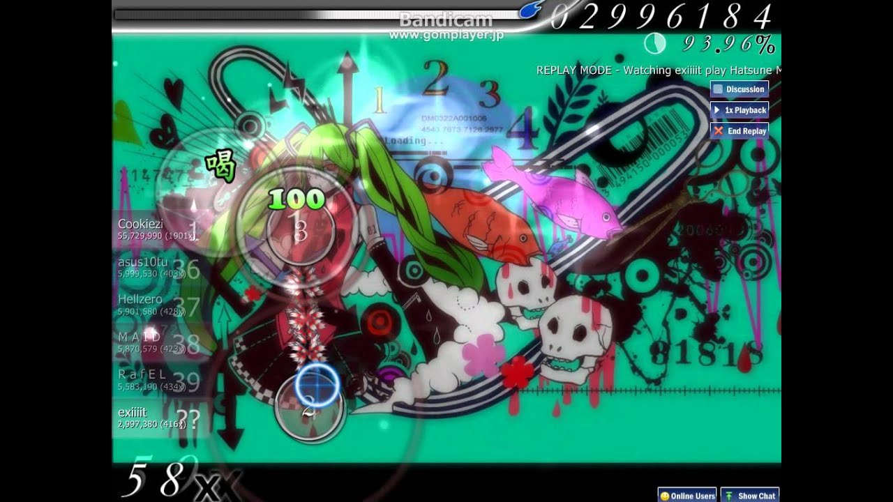 [osu!]-hatsune miku-With a Dance Number - YouTube