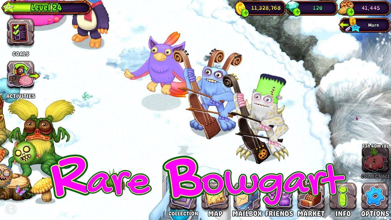 MY SINGING MONSTERS - PART 173 - RARE BOWGART ON COLD ISLAND - YouTube