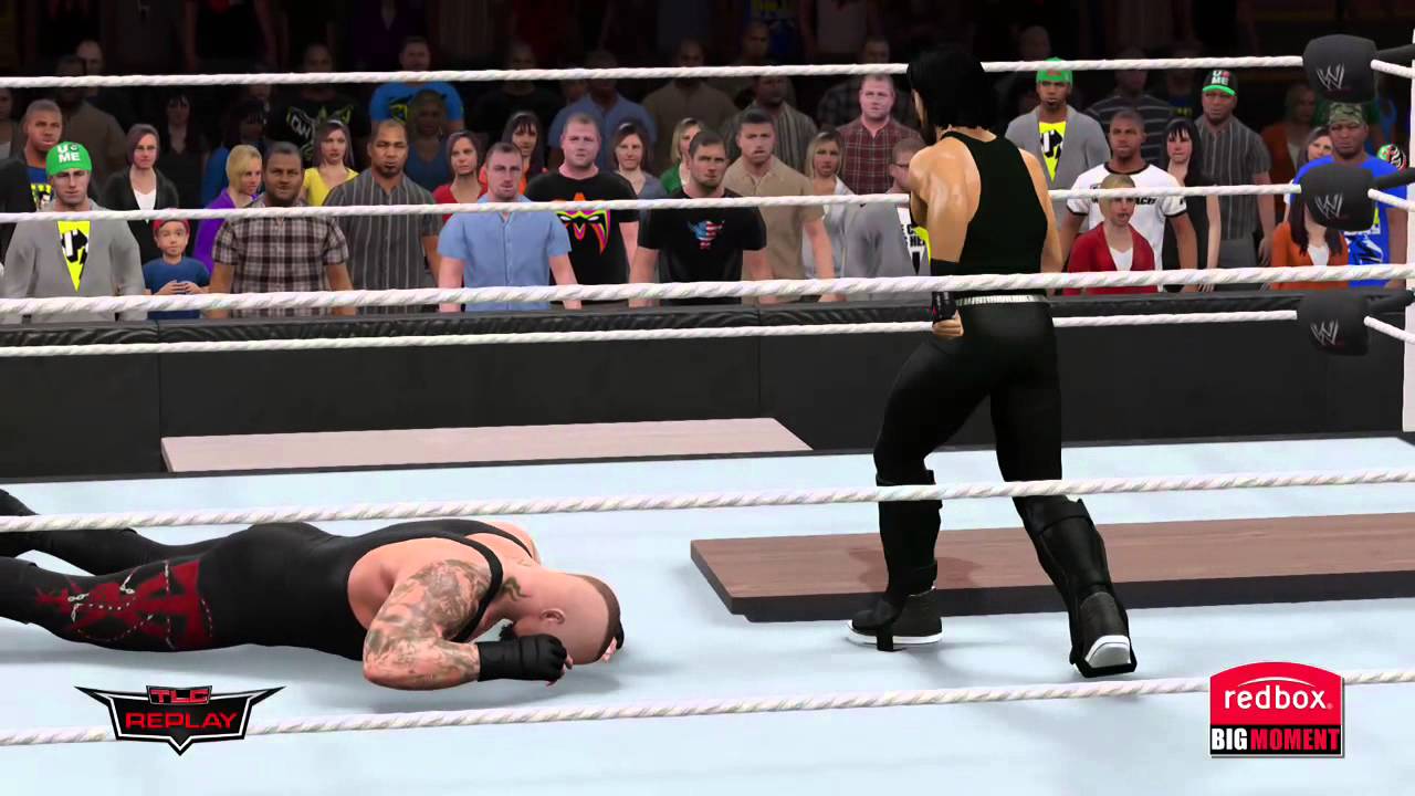 Death Valley Driver Through A Table On WWE 2K15 - YouTube