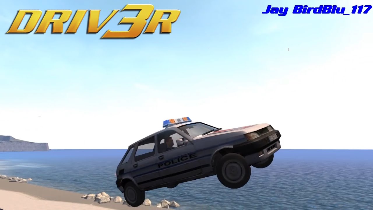 DRIV3R (PC) Short Replay | Cop Does a Clean Double Barrel Roll! 😲 - YouTube