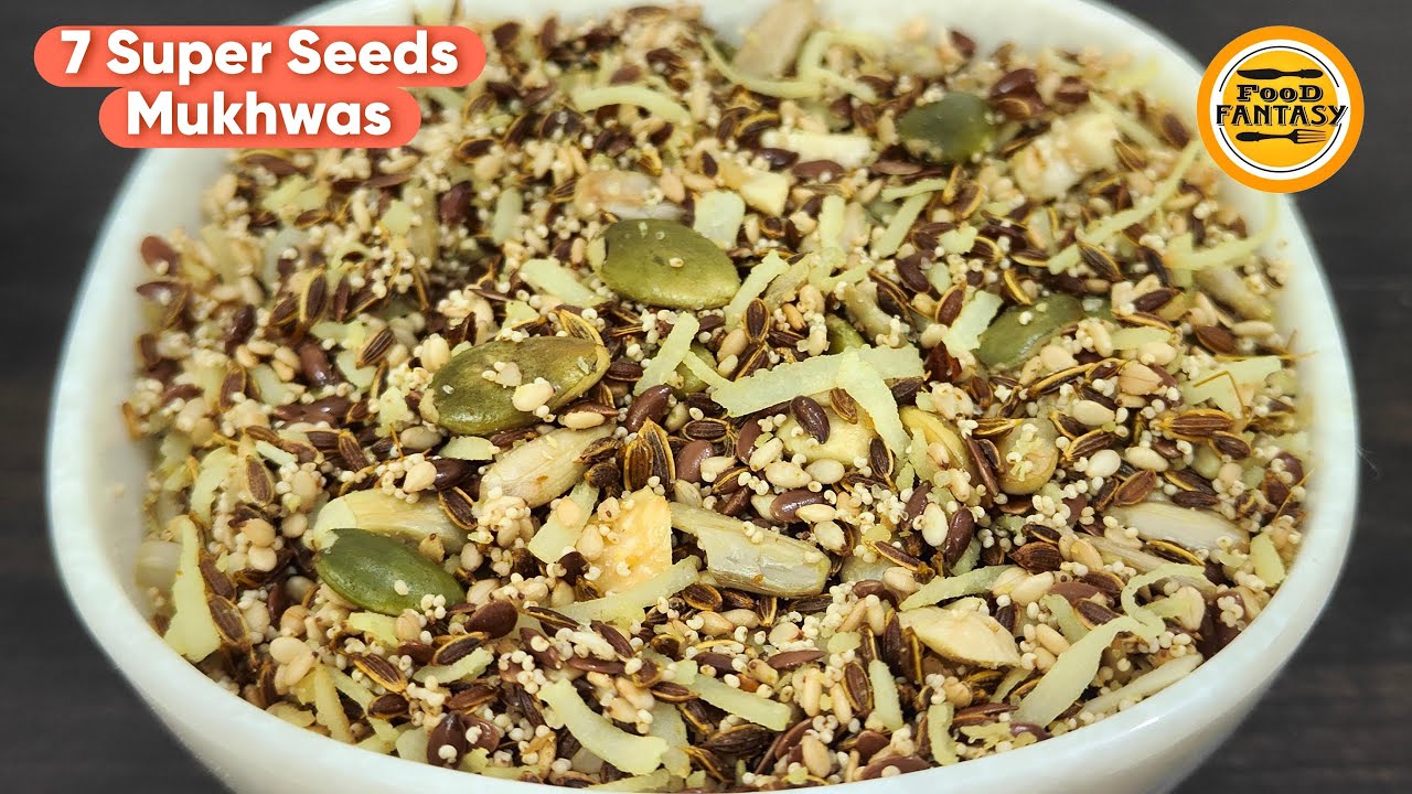 7 Super Seeds Mukhwas Recipe | Suva Mukhwas Recipe | Mukhwas After ...