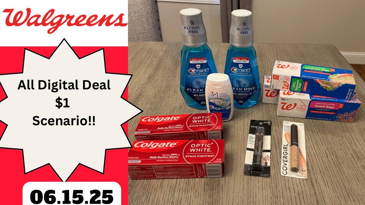Walgreens All Digital Deal June 15th - $1 Scenario - Easy Deal - # ...