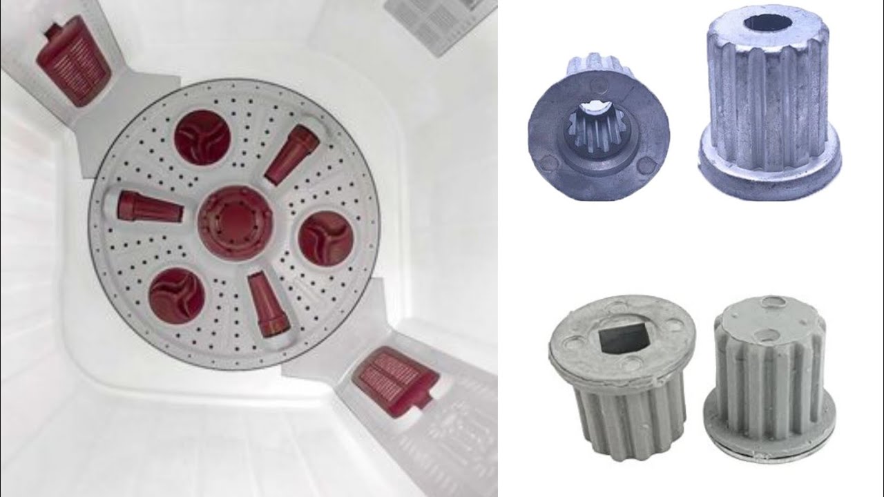 how to repair washing machine pulsator - YouTube