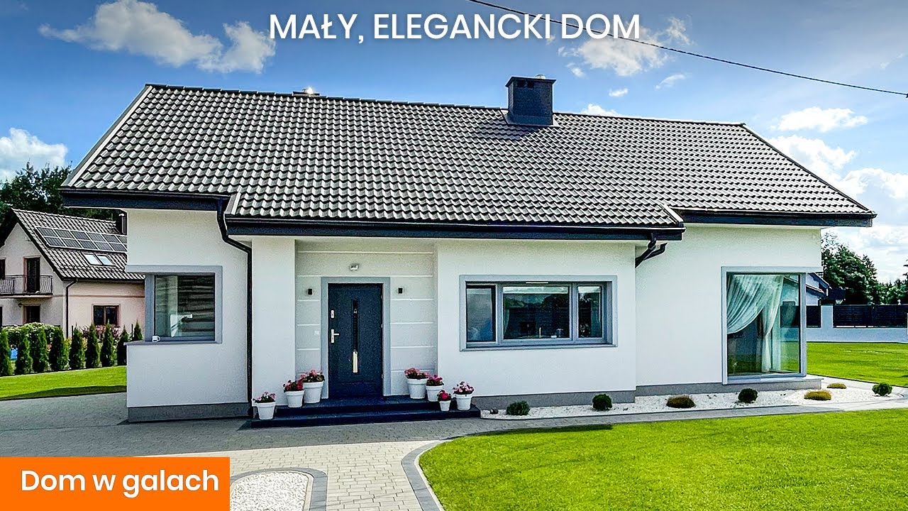 Dom w galach – Mały, funkcjonalny dom - ARCHON+ Projekty Domów #dom # ...