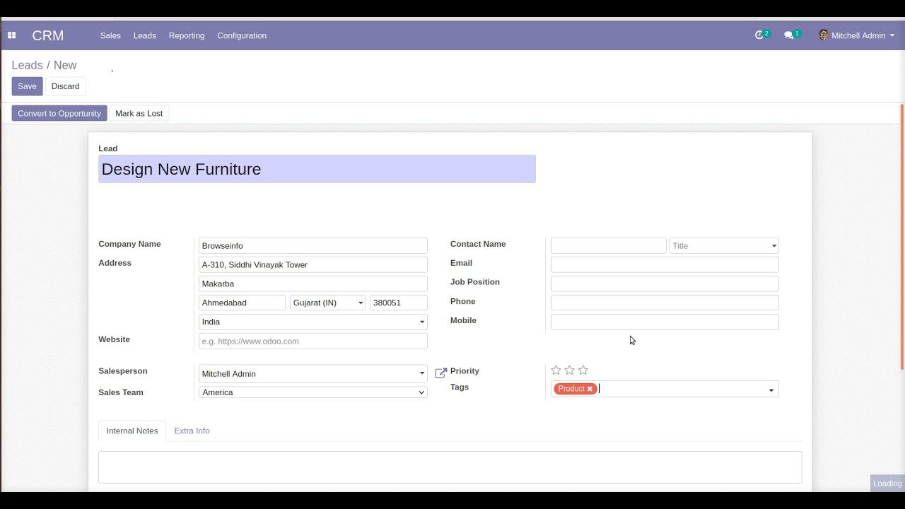 How to add Auto Sequence on lead Form | Odoo Apps Features #AutoSequance #lead #Form #odoo16 # ...