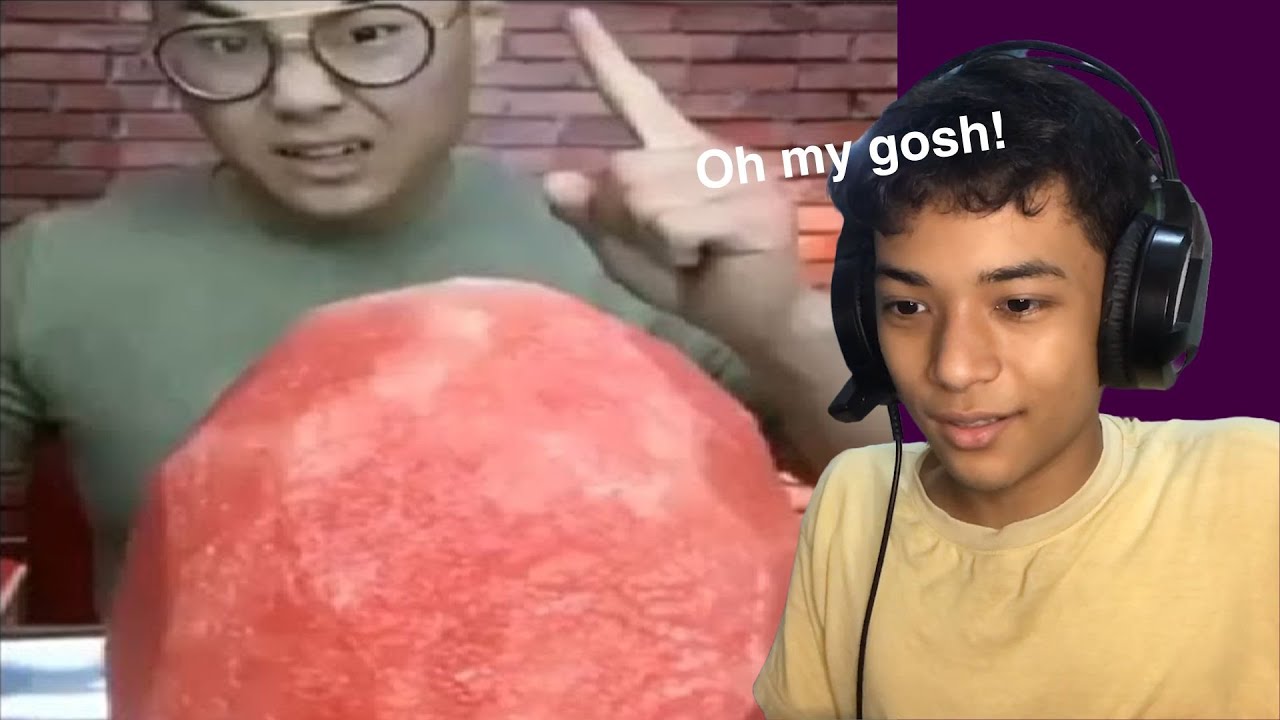 This Guy Eats A Watermelon in 1 Second! - YouTube