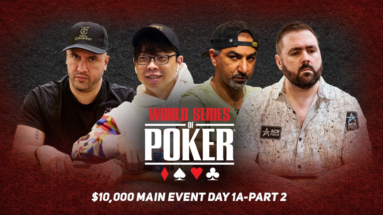 WSOP Main Event Day 1a with Greg Merson, Qui Nguyen, Faraz Jaka ...