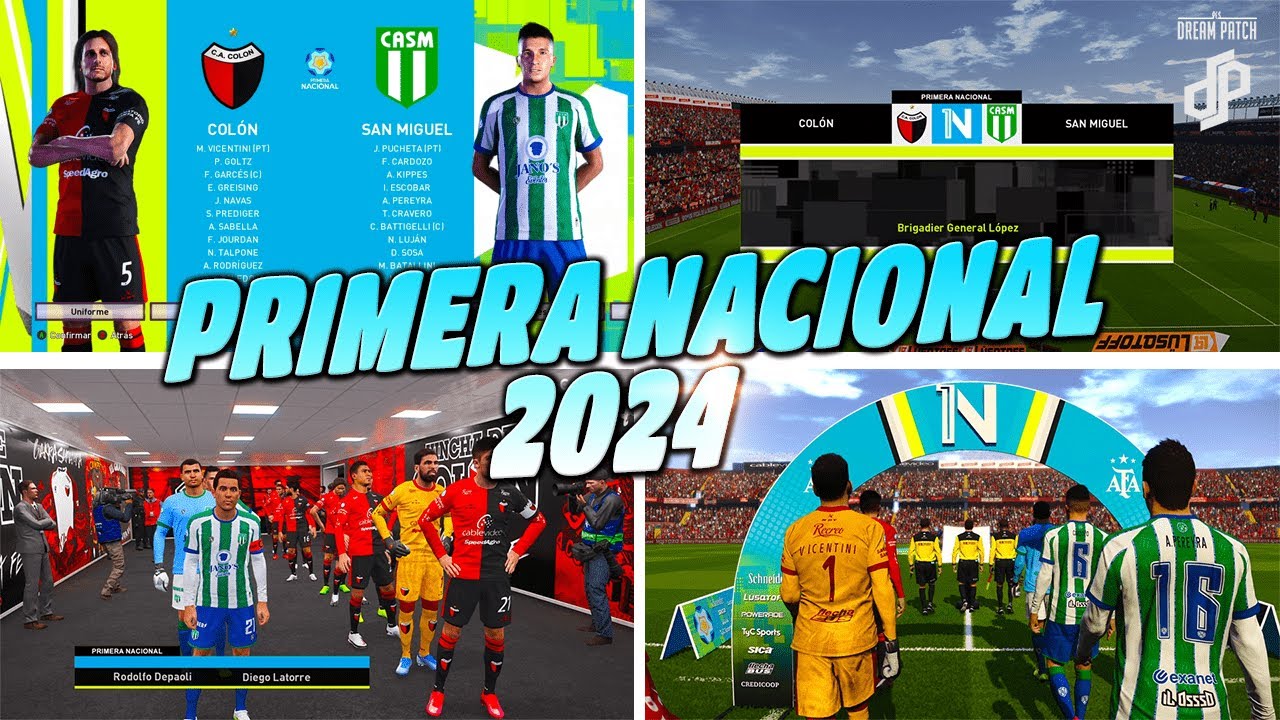 Llega La *PRIMERA NACIONAL 2024* a PES DREAM PATCH @DreamPatchPC - YouTube