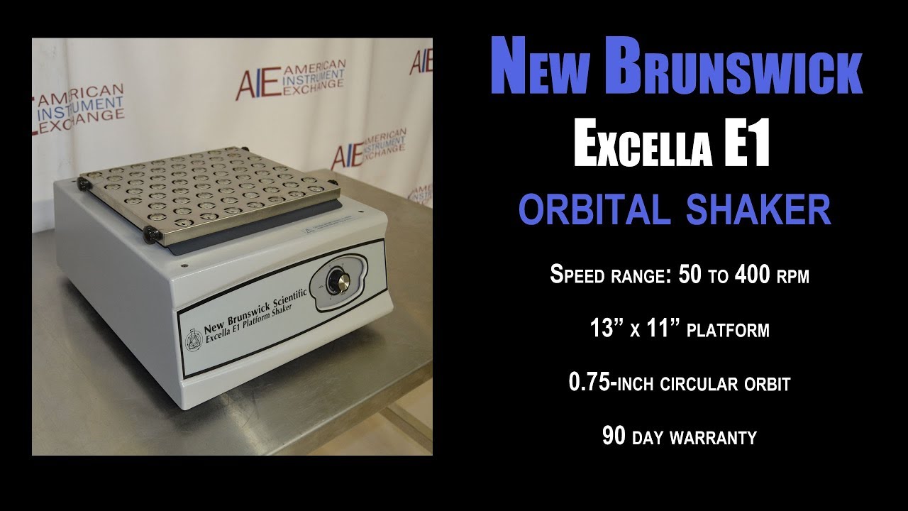 New Brunswick Excella E1 platform shaker (4835K SHAKER) - YouTube