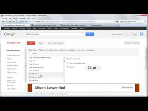 Create a Personal Website with Google Sites in Minutes-"2017" - YouTube