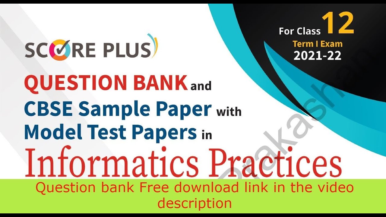 SCORE PLUS QUESTION BANK FREE DOWNLOAD LINK | Term-1 Exam (2021-22 ...