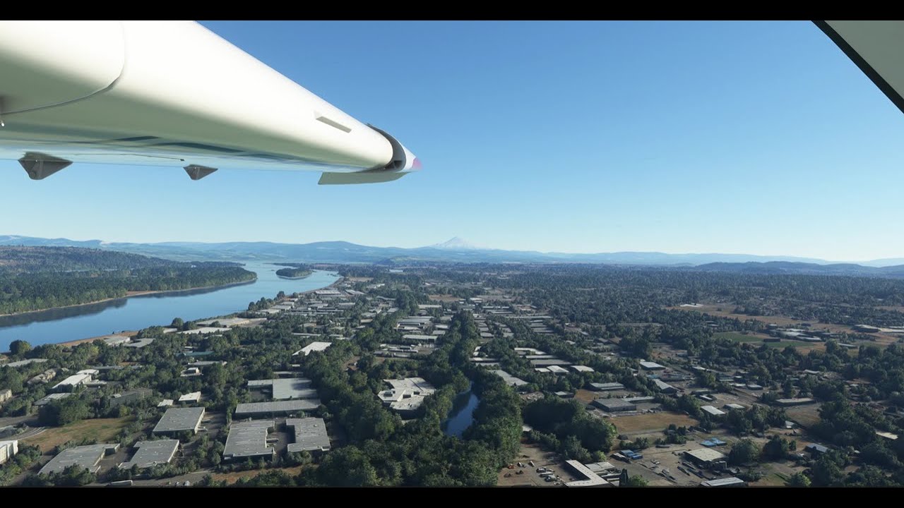 MSFS 2020 - ICON A5 Portland Oregon sightseeing air trip in 4K - YouTube