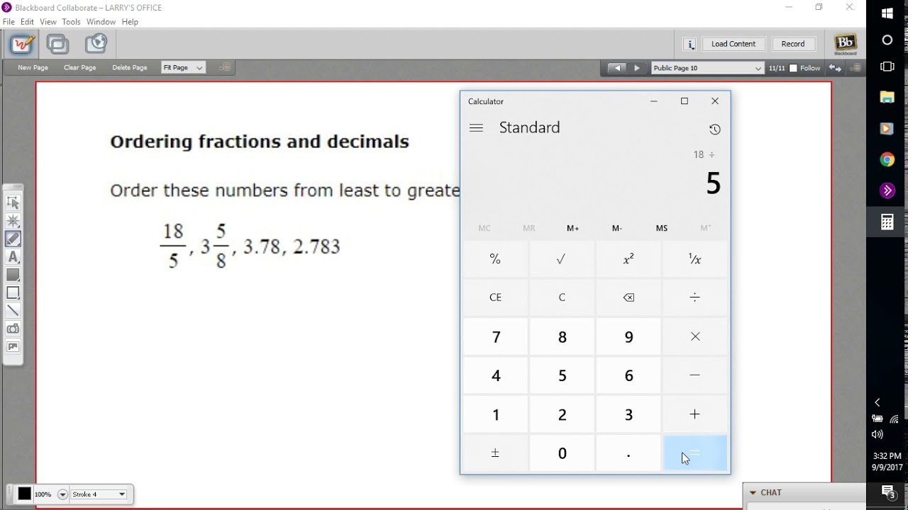 Ordering fractions and decimals - YouTube