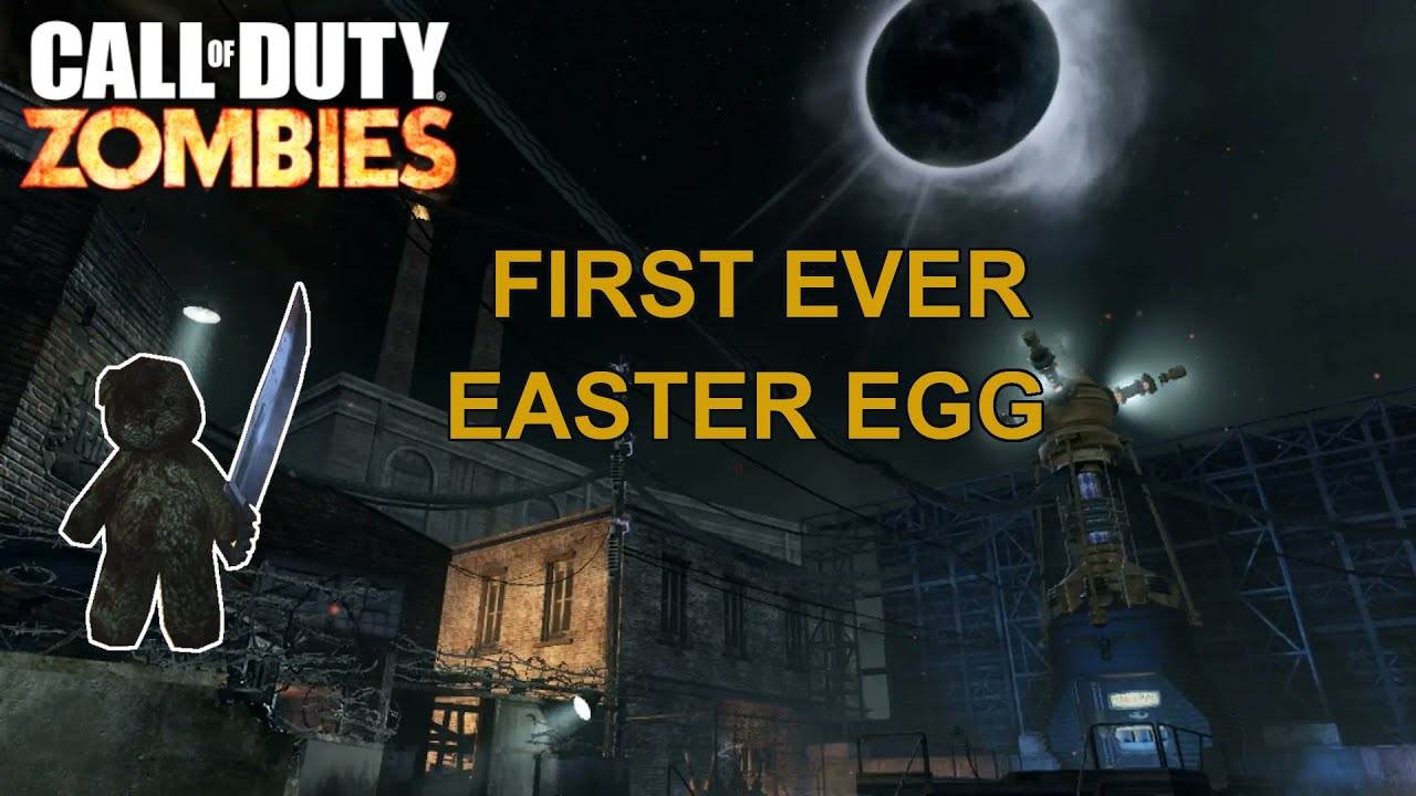 The First Ever Zombies Easter Egg - Call Of Duty Zombies - YouTube