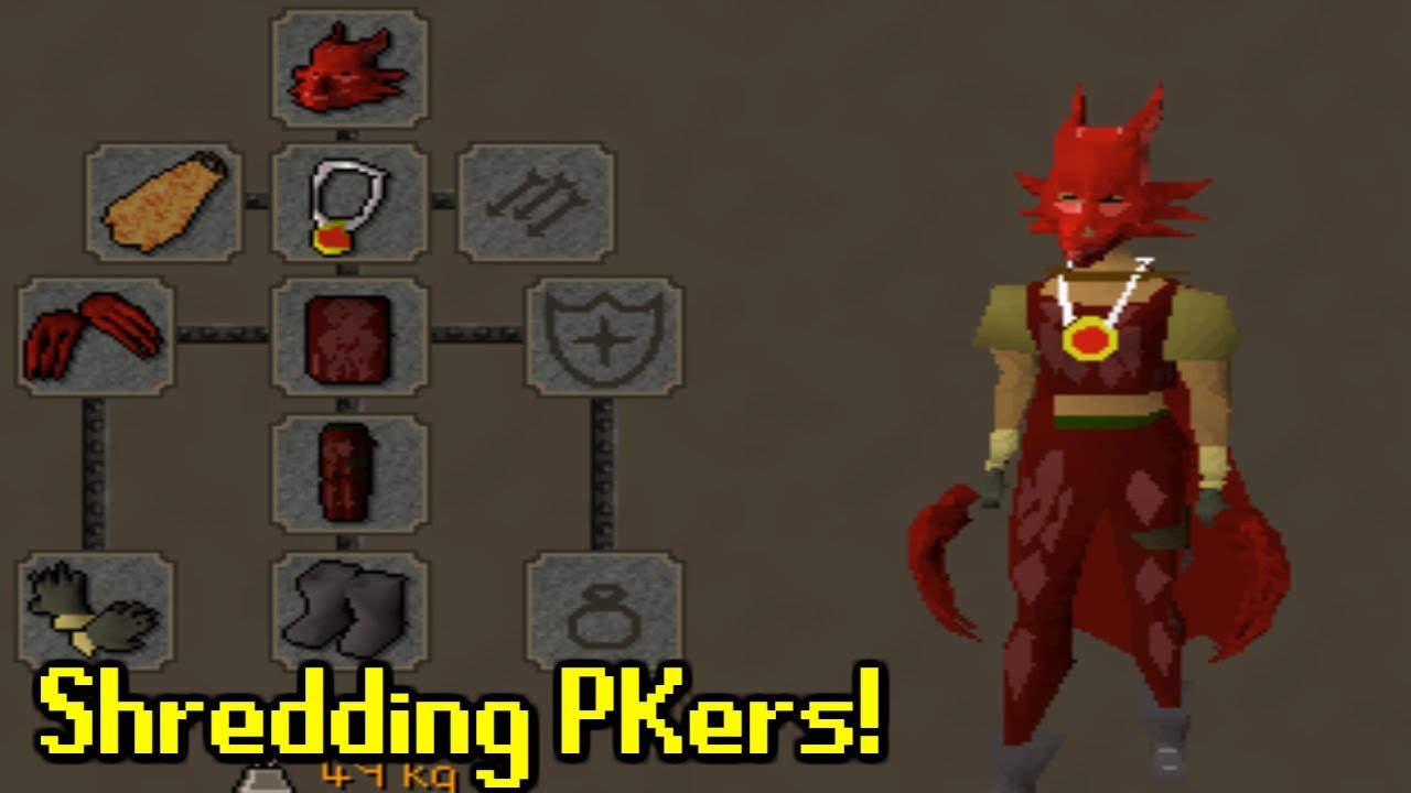 The Red Dragon PKer destroys PvP [OSRS] - YouTube