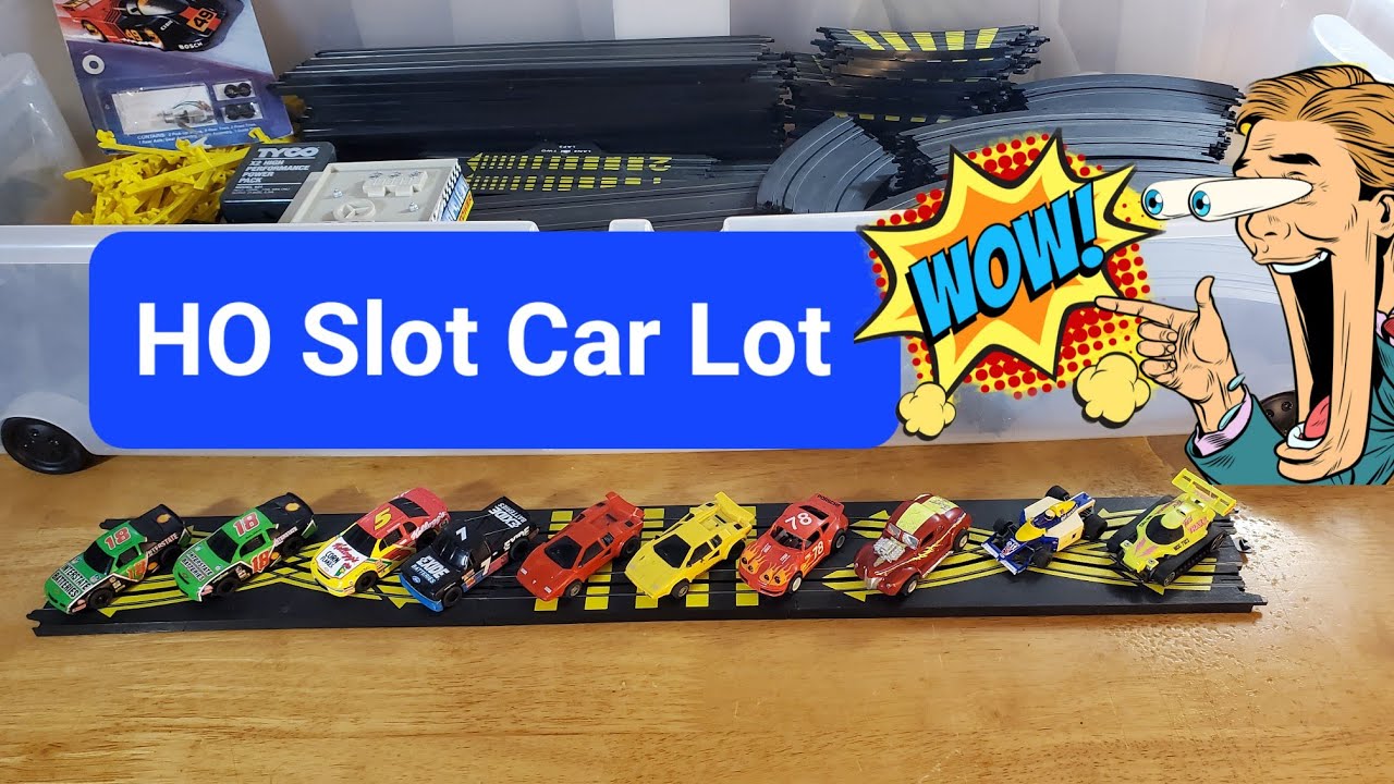 Nice HO Slot Car Lot Score: AFX Tyco Countach, F1 Elf, Fast Traxx ...