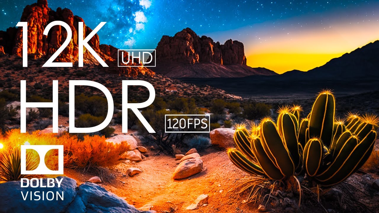 12K HDR 120fps Dolby Vision with Calming Music (Divine Dunes) - YouTube