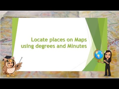 Mapwork Calculating degrees and minutes - YouTube