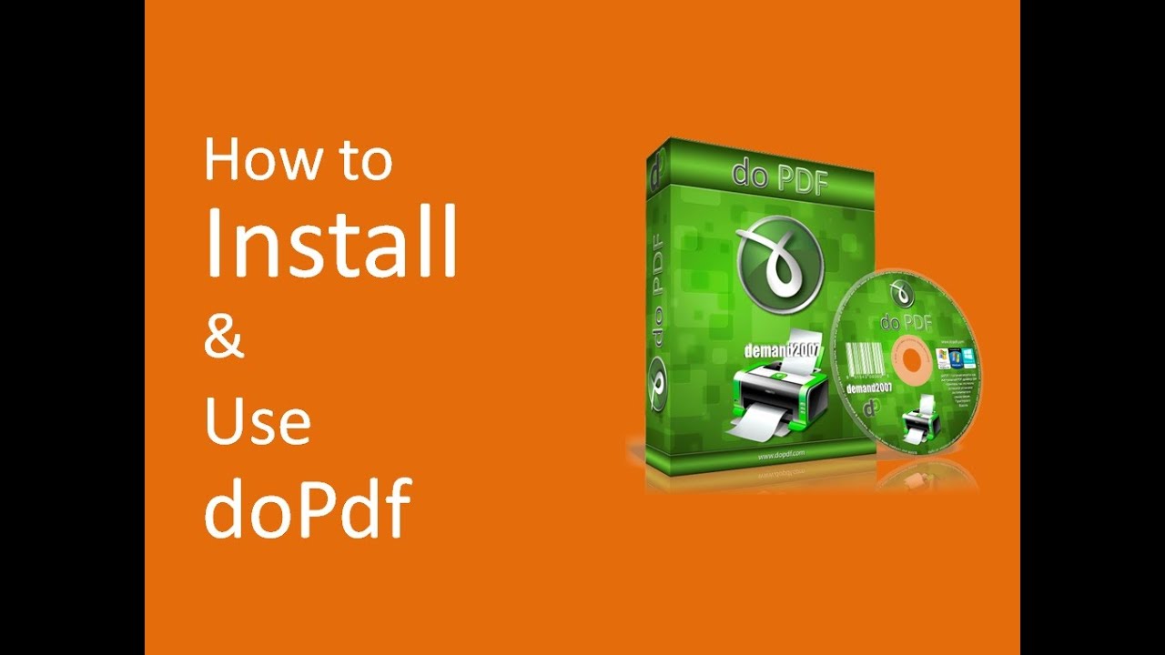 How to Install and Use doPdf for converting any Document format into ...