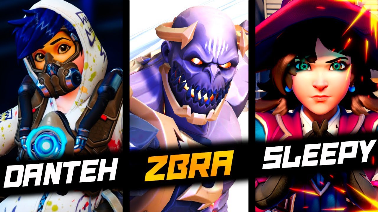 DANTEH TRACER + ZBRA DOOMFIST + SLEEPY KIRIKO! [ OVERWATCH 2 TOP 500 ...